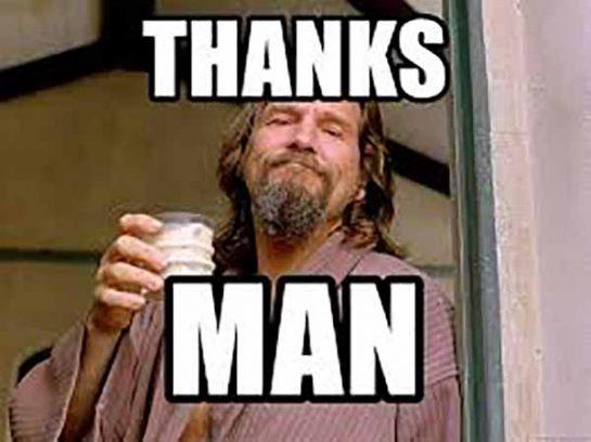 珞 65 Best Thanks Meme - Meme Central